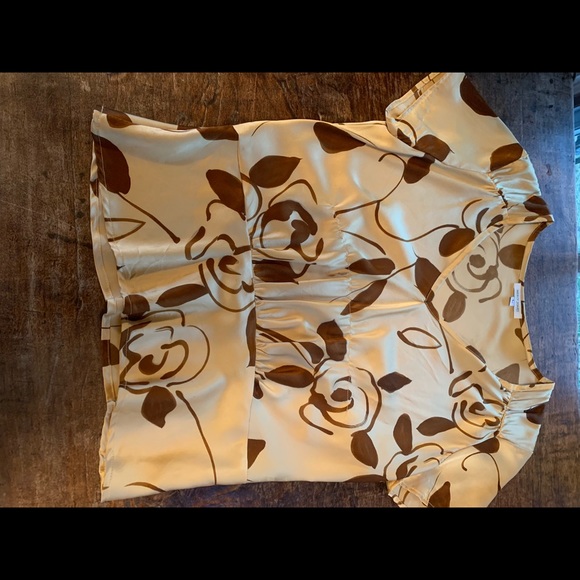 Mercy Jones | Tops | Silky Satin Blouse | Poshmark